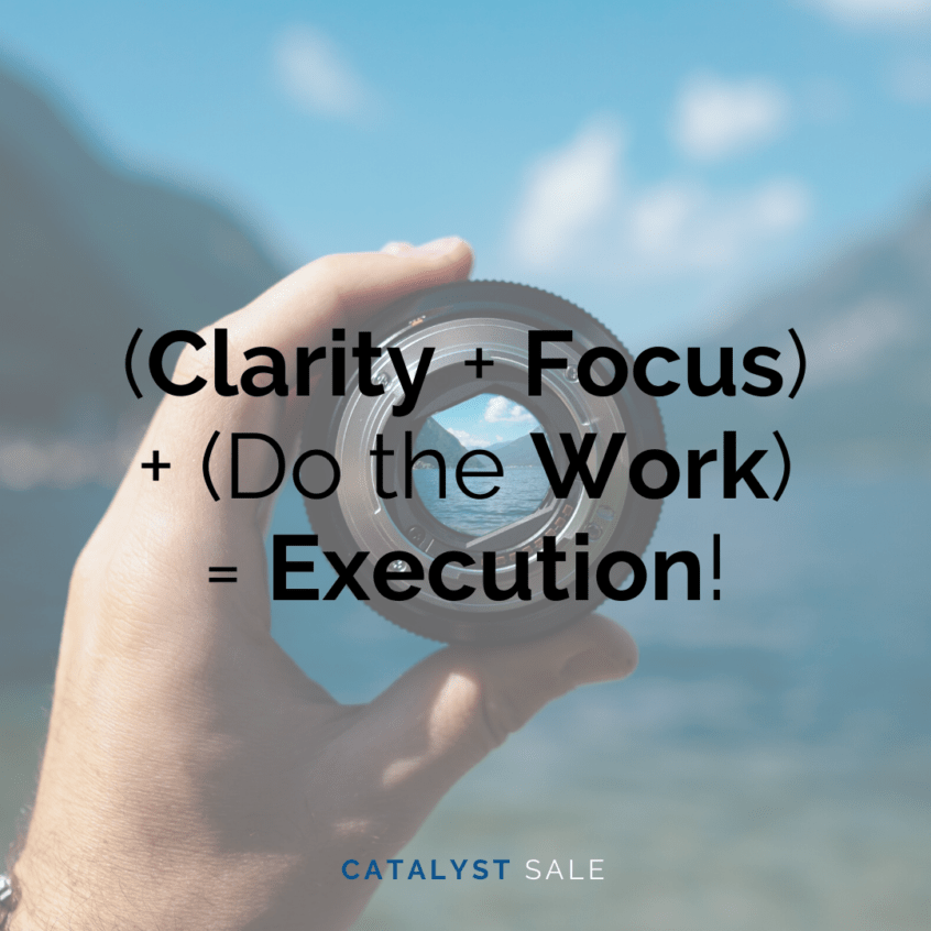 Clarity Focus Work Execution - Catalyst Sale